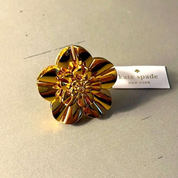 kate spade | Jewelry | Kate Spade Gold Plates Swim Team Ring Size 8 ...